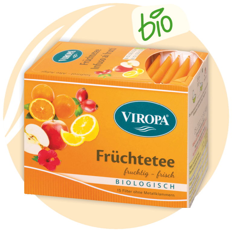 Früchtetee aus Südtirol | Viropa Fruit tea „Organic“ | Gesund genießen